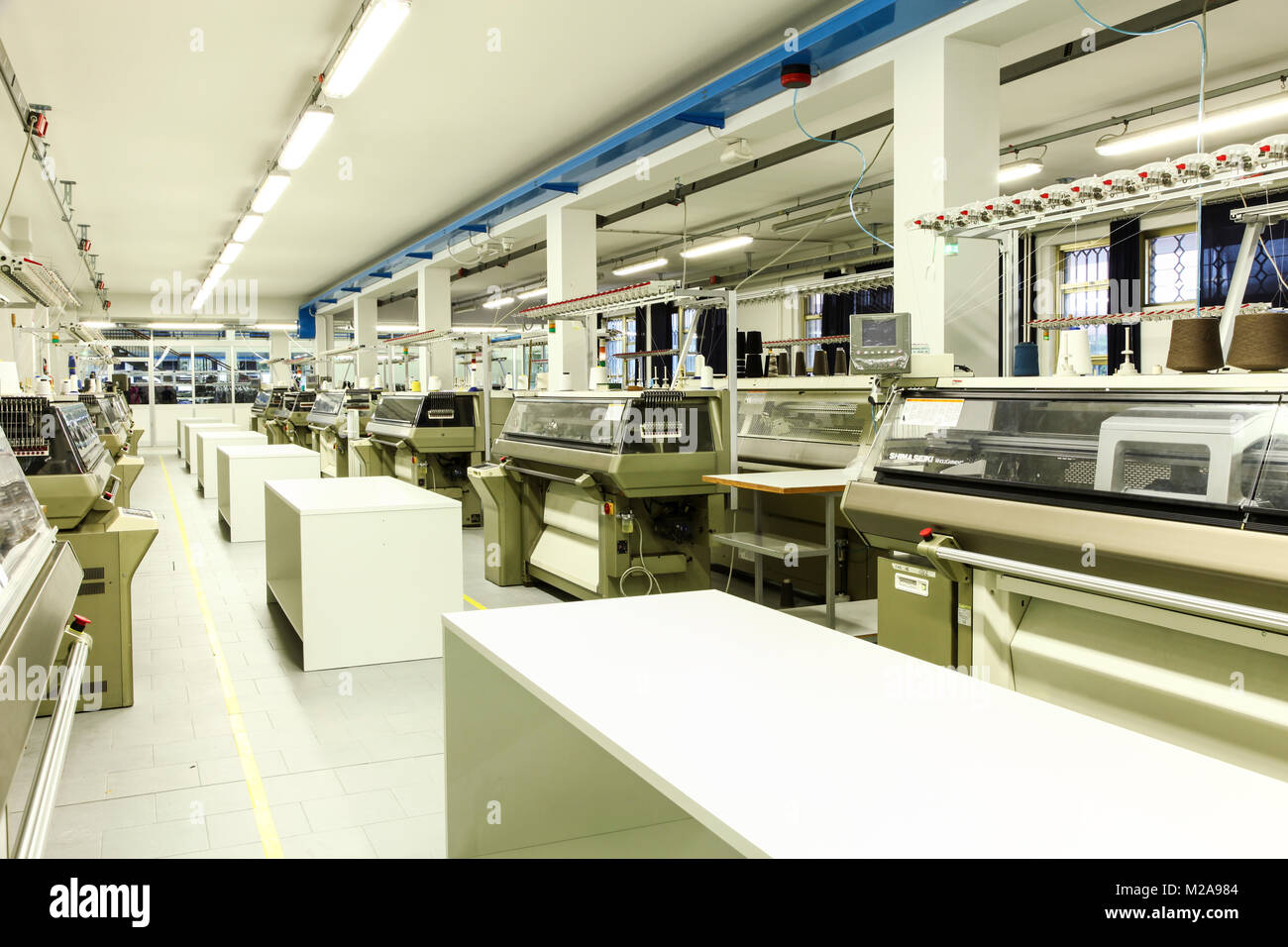 Industrial textile factory hi-res stock photography and images - Alamy