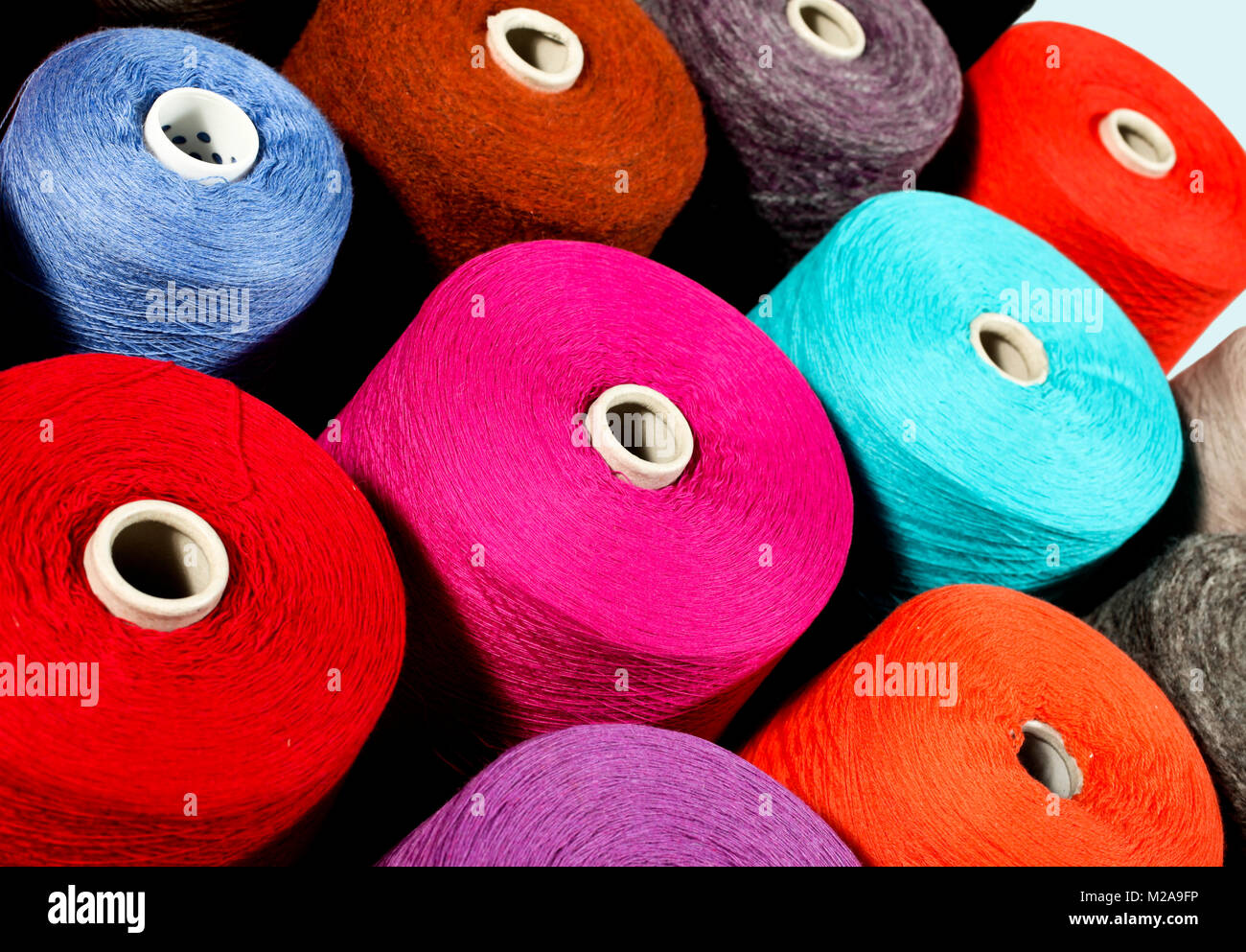 closeup of colorful threads on background Stock Photo - Alamy