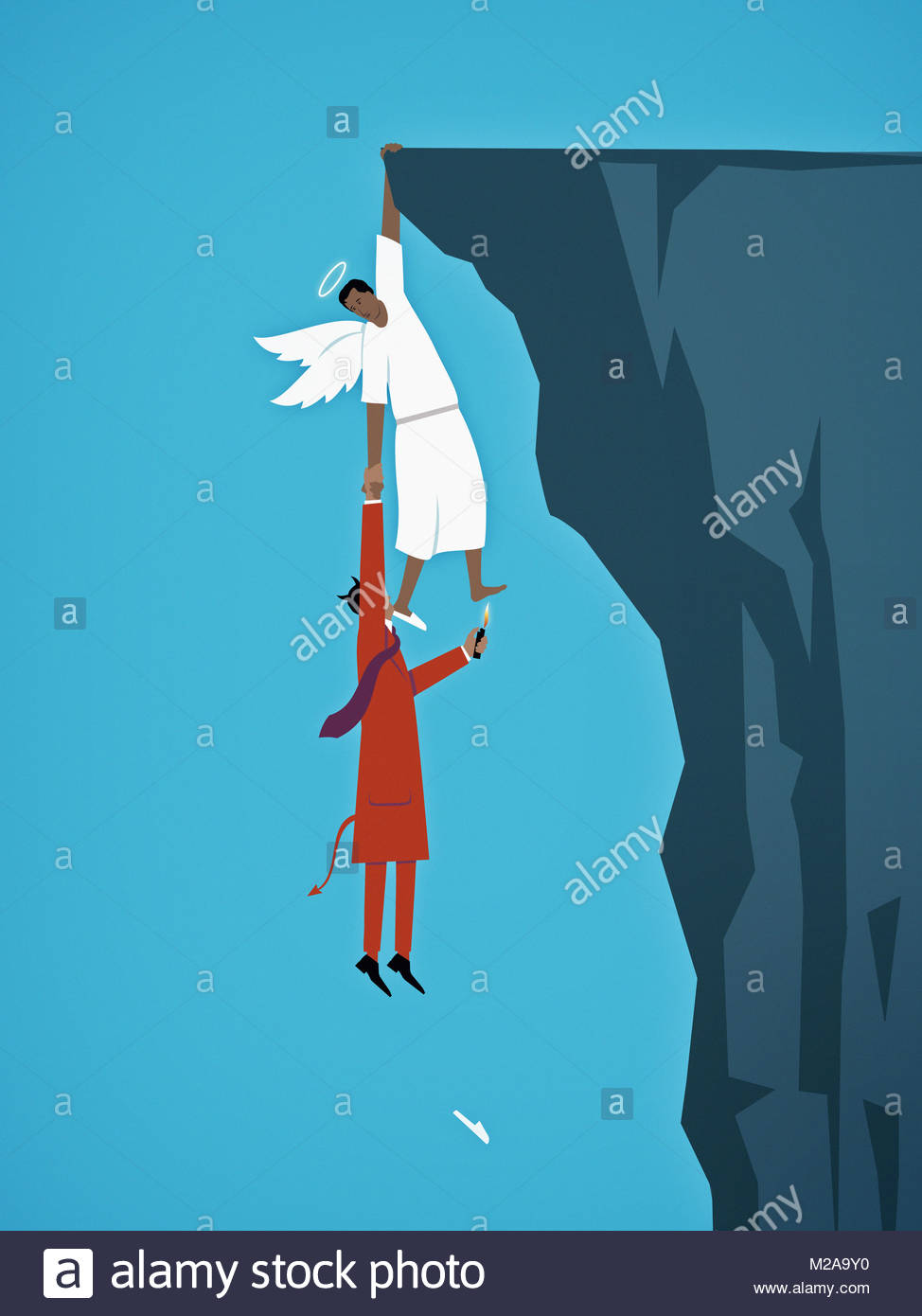 Good And Bad Conscience Stock Photos & Good And Bad Conscience Stock ...