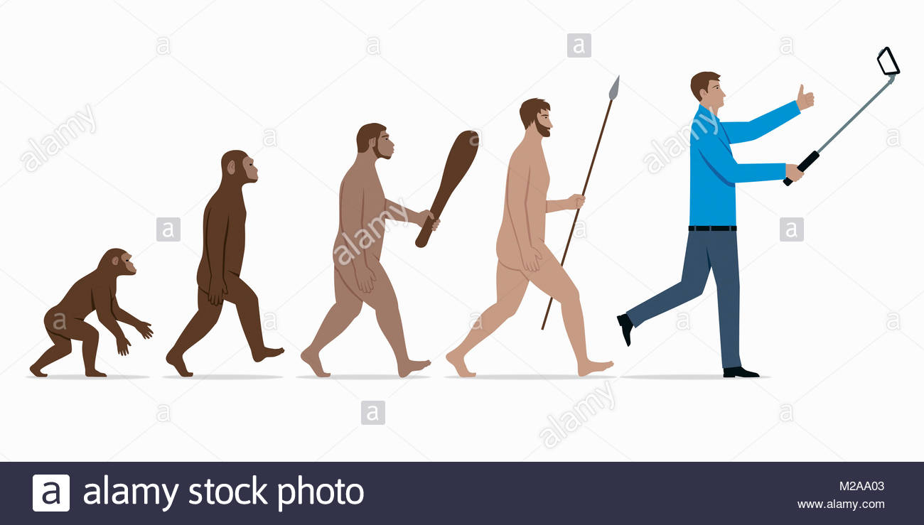 Human Evolution Ape Man Stock Photos & Human Evolution Ape Man Stock ...