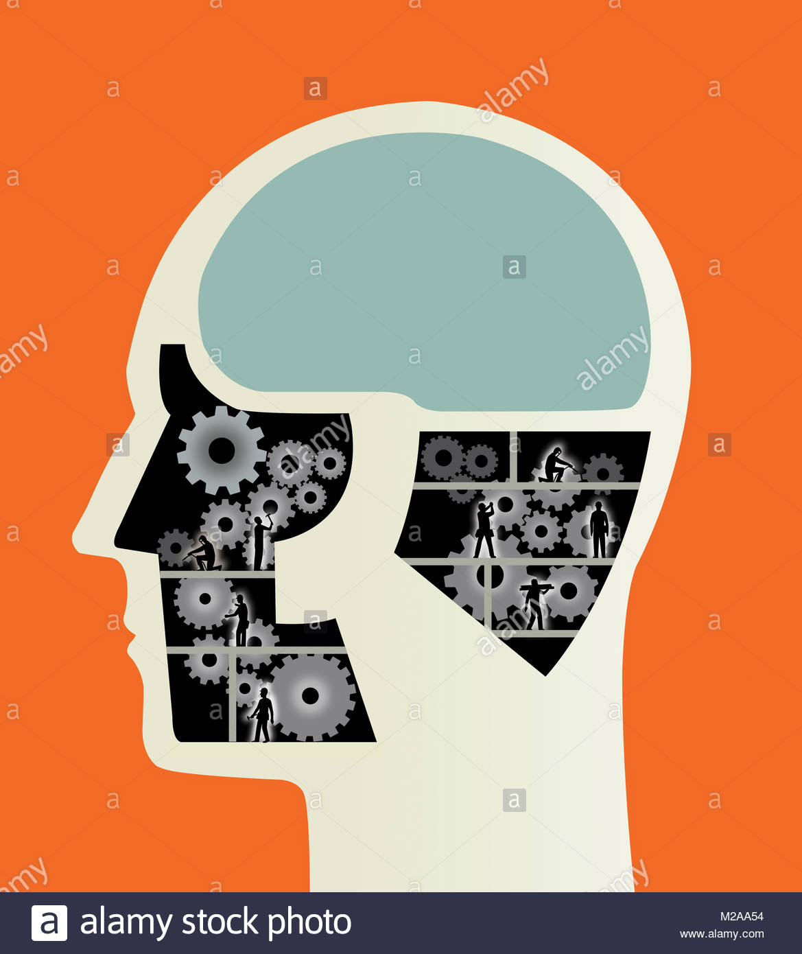 Human Head Silhouette Stock Photos & Human Head Silhouette Stock Images ...