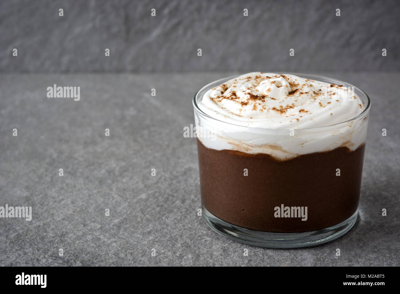 Chocolate mousse in glass hi-res stock photography and images - Alamy
