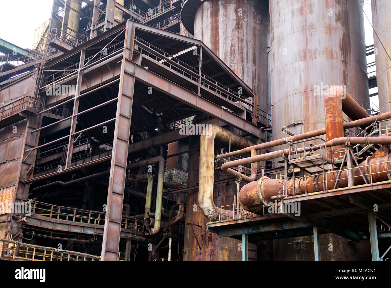 Abandoned steel factory hi-res stock photography and images - Alamy