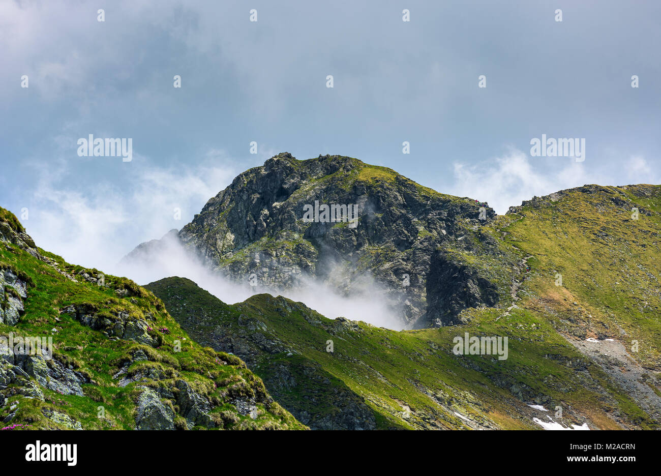 Peak rocky mountain above clouds hi-res stock photography and images ...