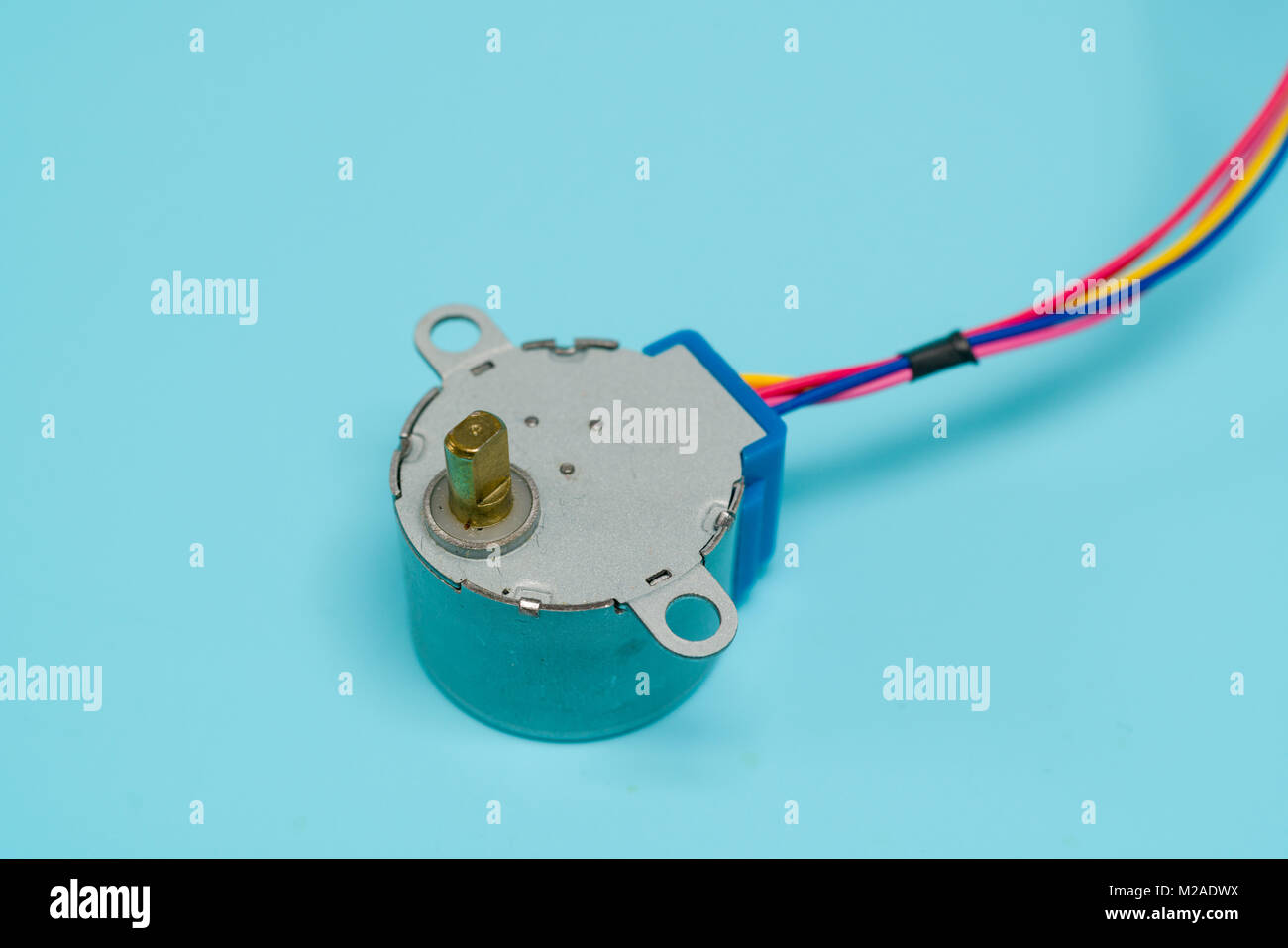 Stepper motor with gearbox Stock Photo - Alamy