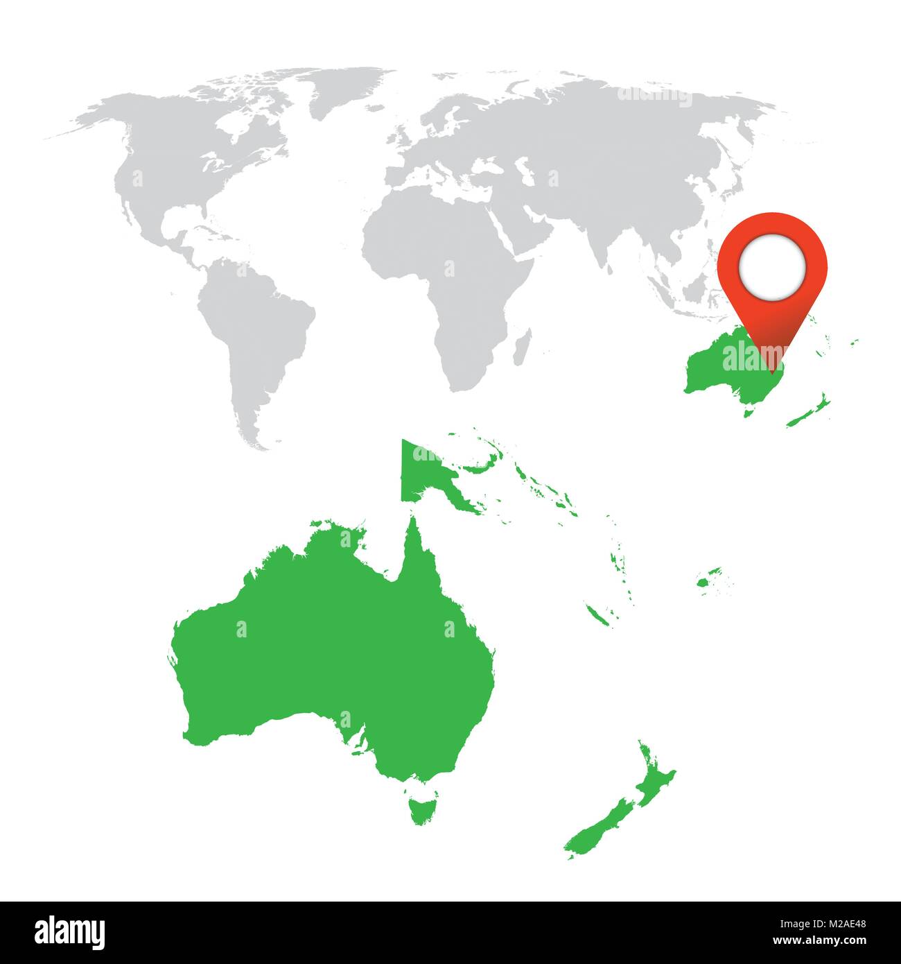 Oceania travel pin hi-res stock photography and images - Alamy