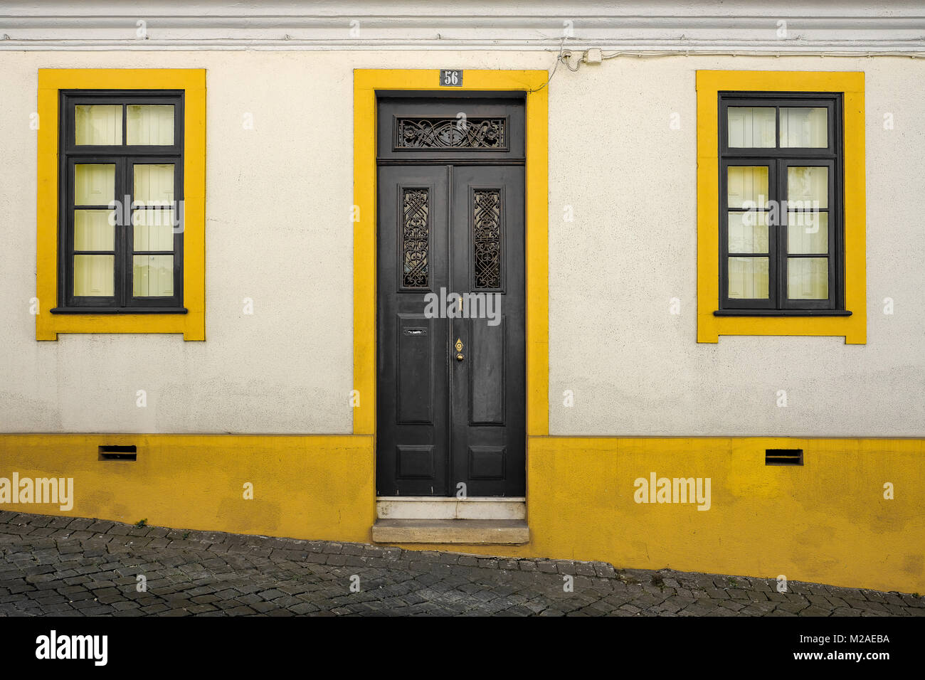 Doors and windows around europe Stock Photo - Alamy