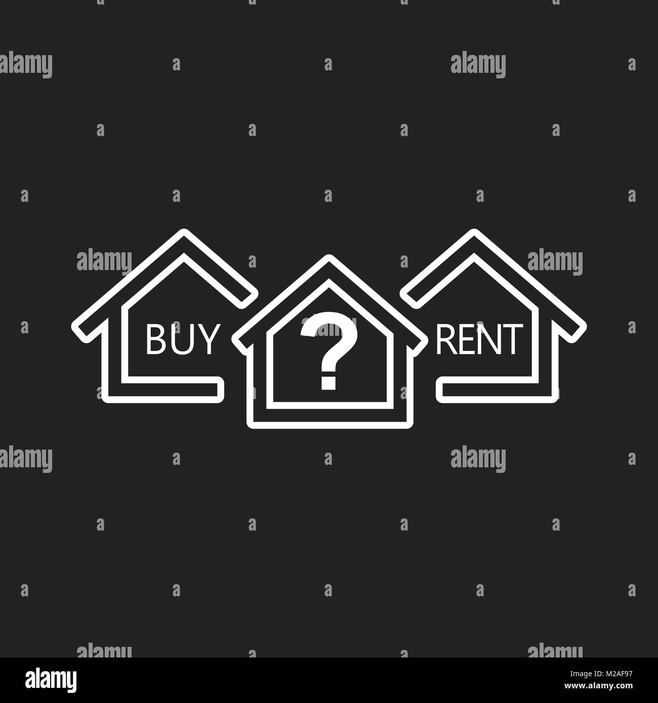 Concept choice between buying hi-res stock photography and images - Alamy