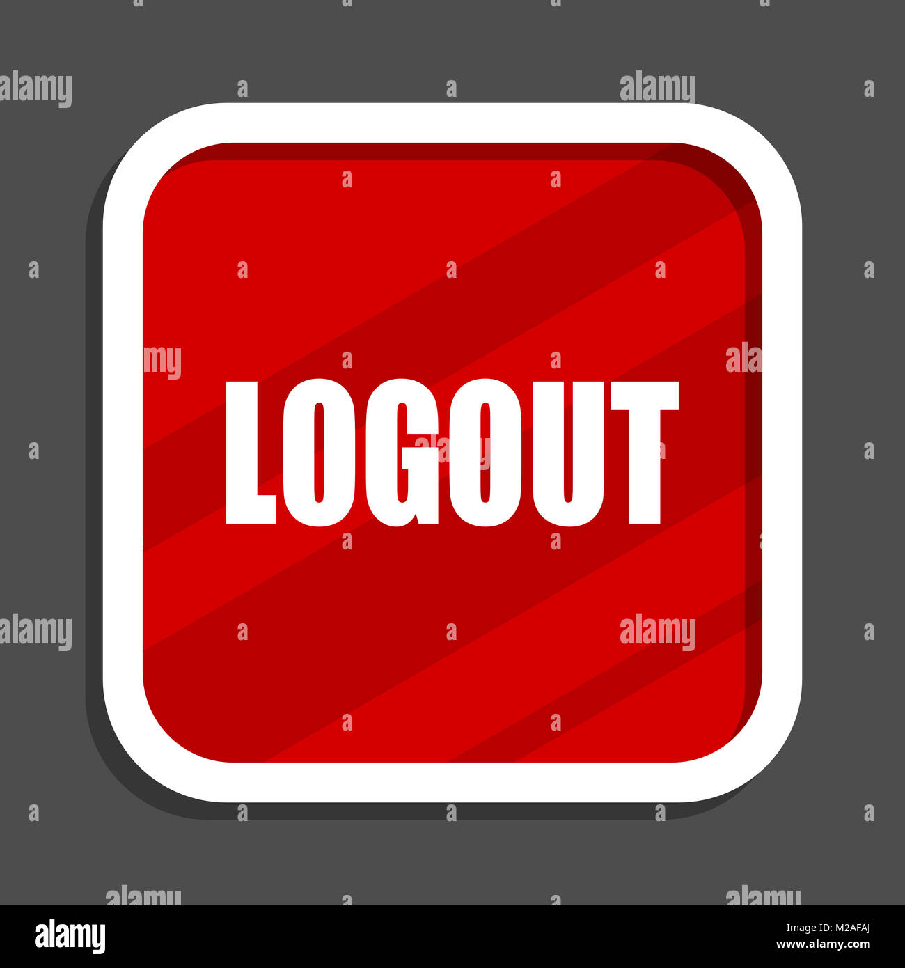 Logout sign icon hi-res stock photography and images - Alamy