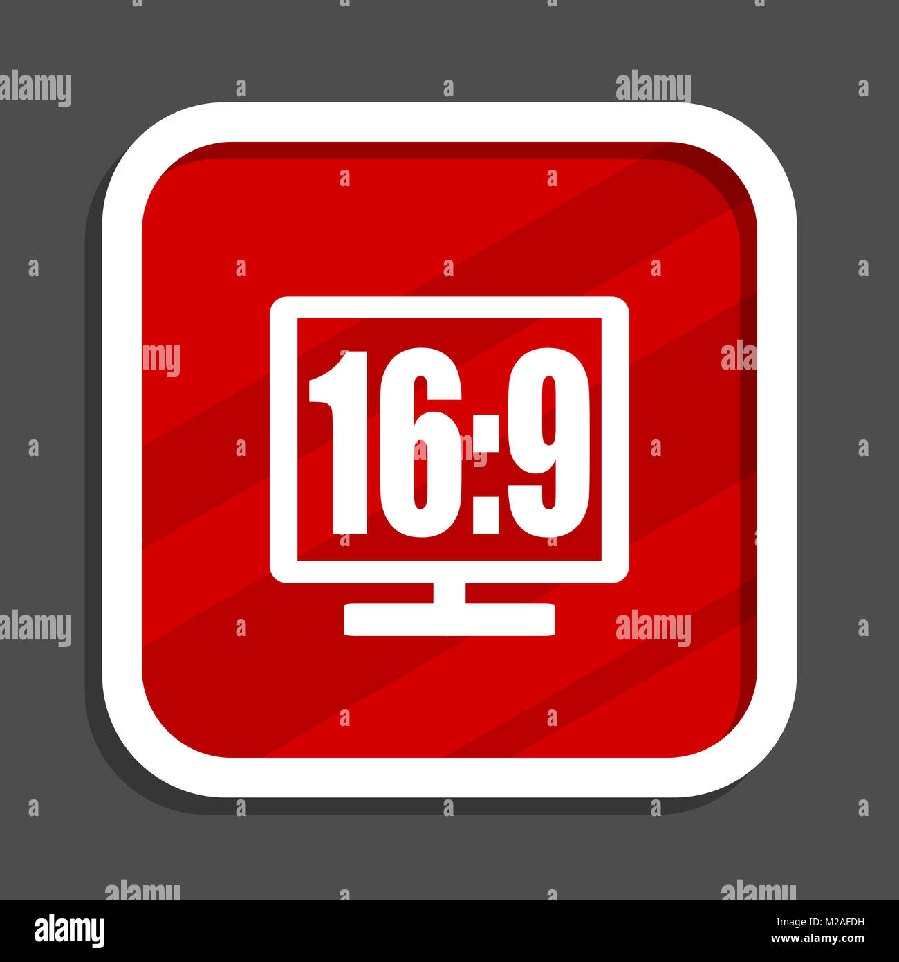 16 9 display icon hi-res stock photography and images - Alamy