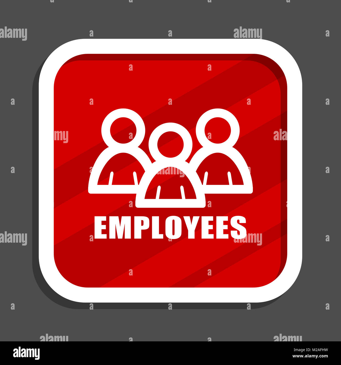 Employee training icon internet button hi-res stock photography and ...