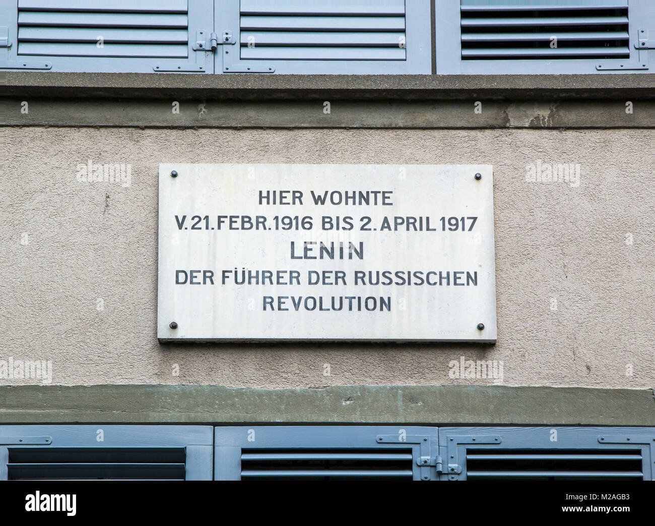 House memorial lenin hi-res stock photography and images - Alamy