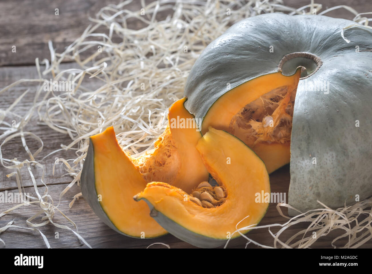 Sliced grey pumpkin on hi-res stock photography and images - Alamy