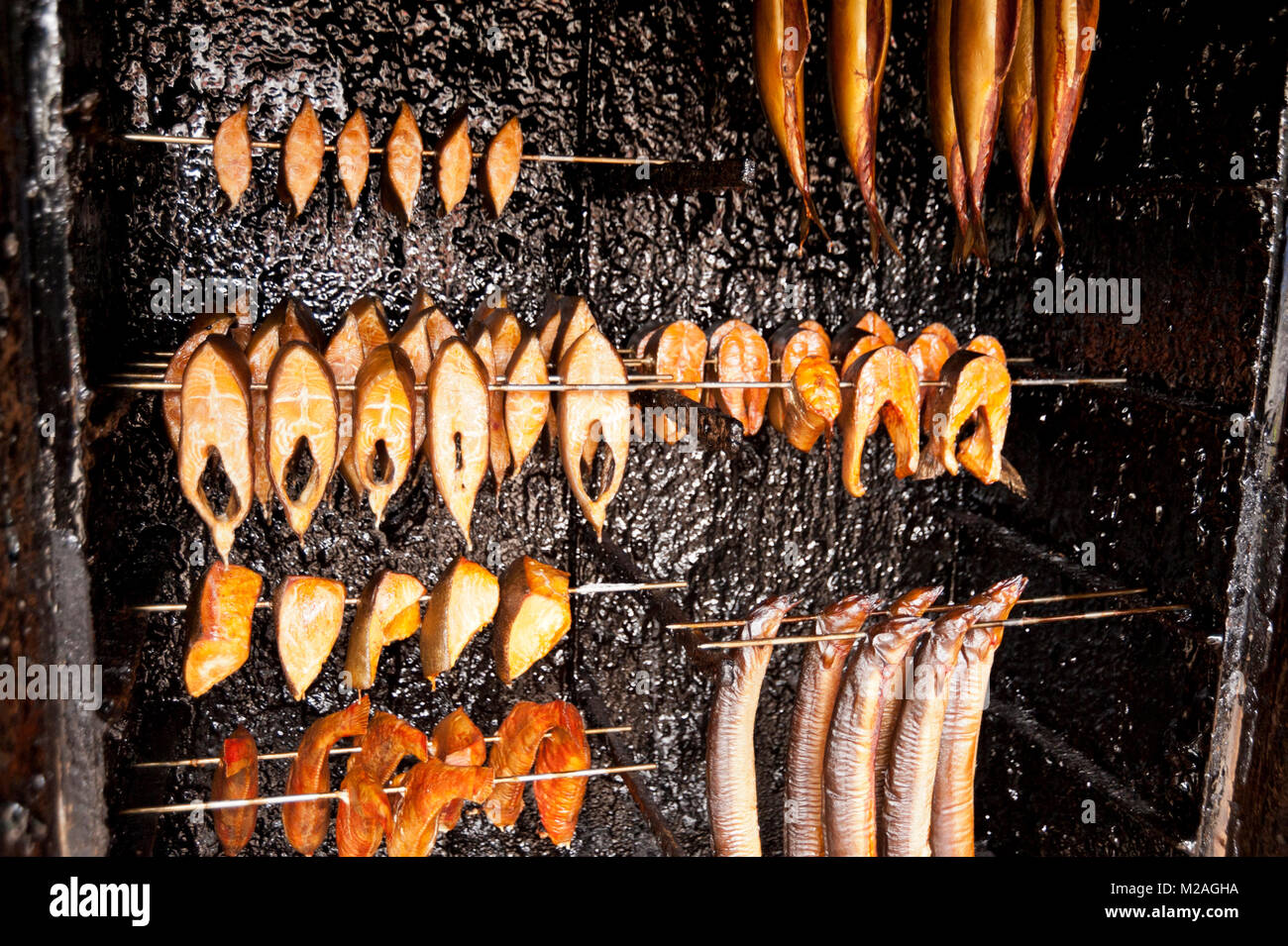 Oven smoked fish hi-res stock photography and images - Alamy
