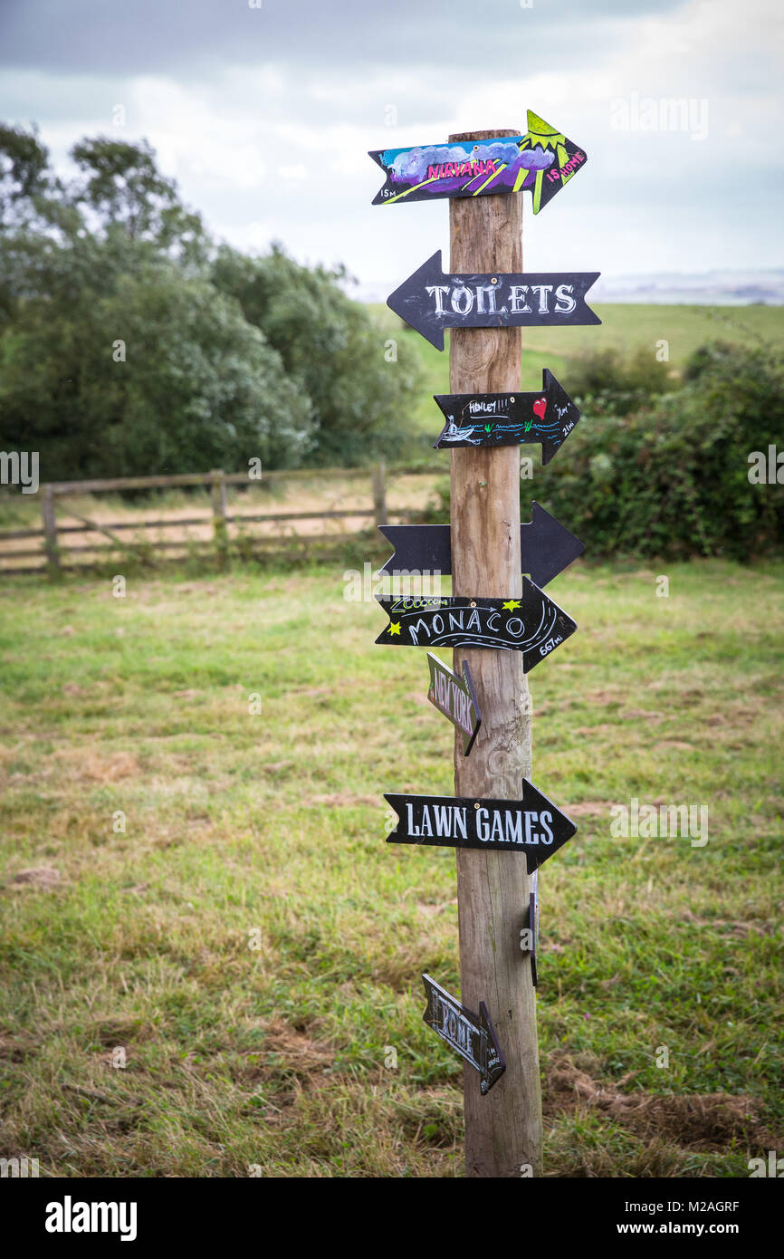 Arrow Direction Sign Post