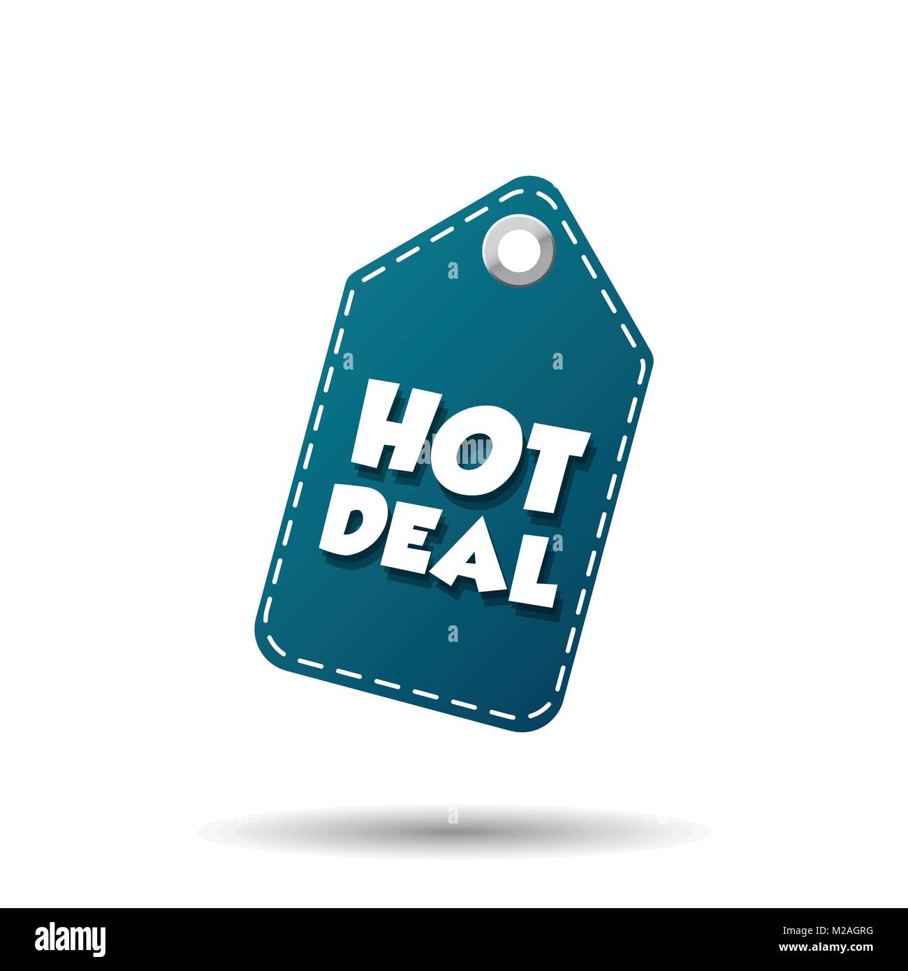 Hot deal hang tag. Label vector illustration on white background Stock ...