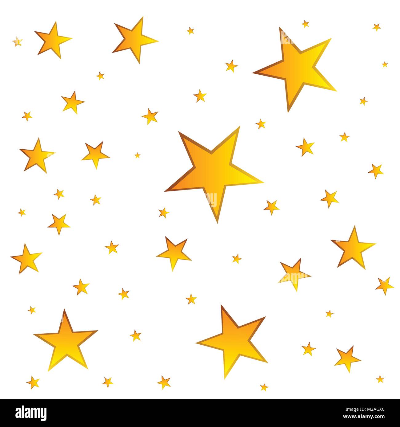 Gold stars background. Vector illustration Stock Vector Image & Art - Alamy