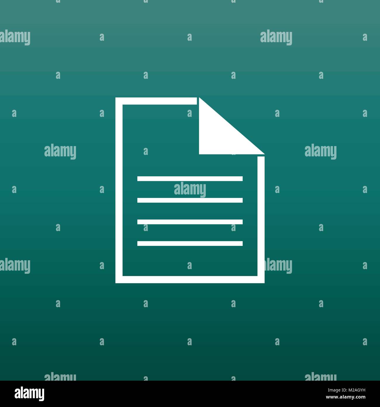 Document icon vector flat illustration. Isolated documents symbol ...