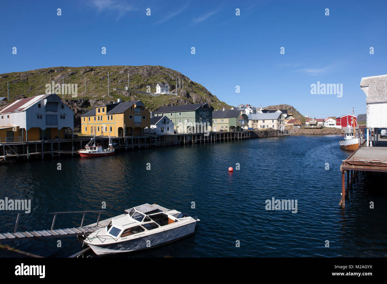 Nyksund fishing village in vesteralen hi-res stock photography and ...