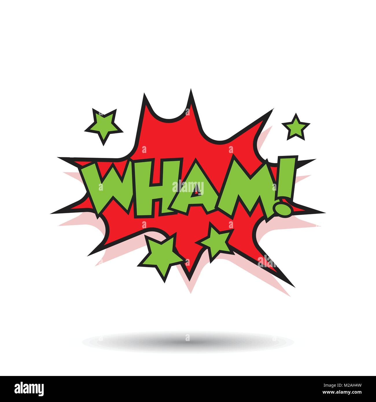 Wham comic sound effects. Sound bubble speech with word and comic ...