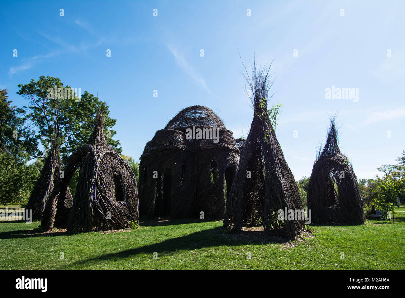 Garden wigwams hi-res stock photography and images - Alamy