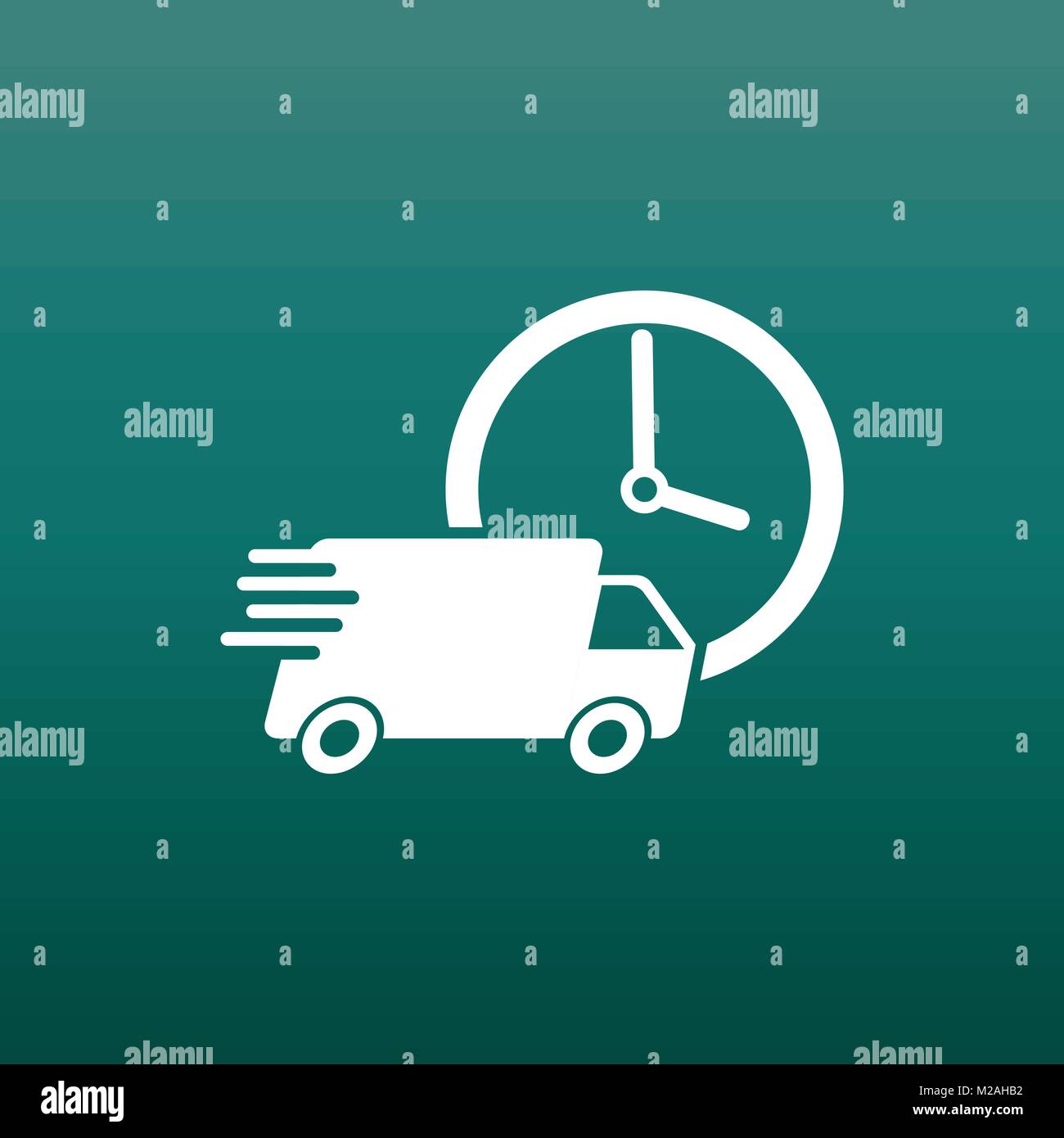 Shipping clock Stock Vector Images - Alamy