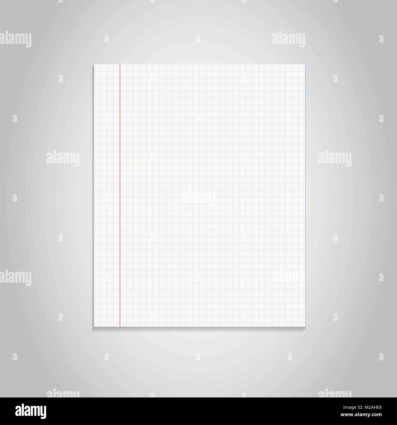Realistic paper note on gray background Stock Vector Image & Art - Alamy