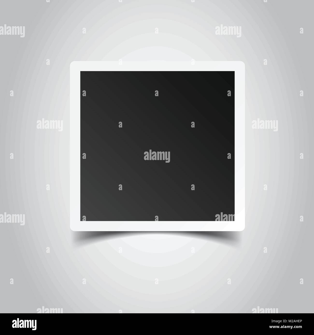 Photo frame on gray background. For your photography and picture ...