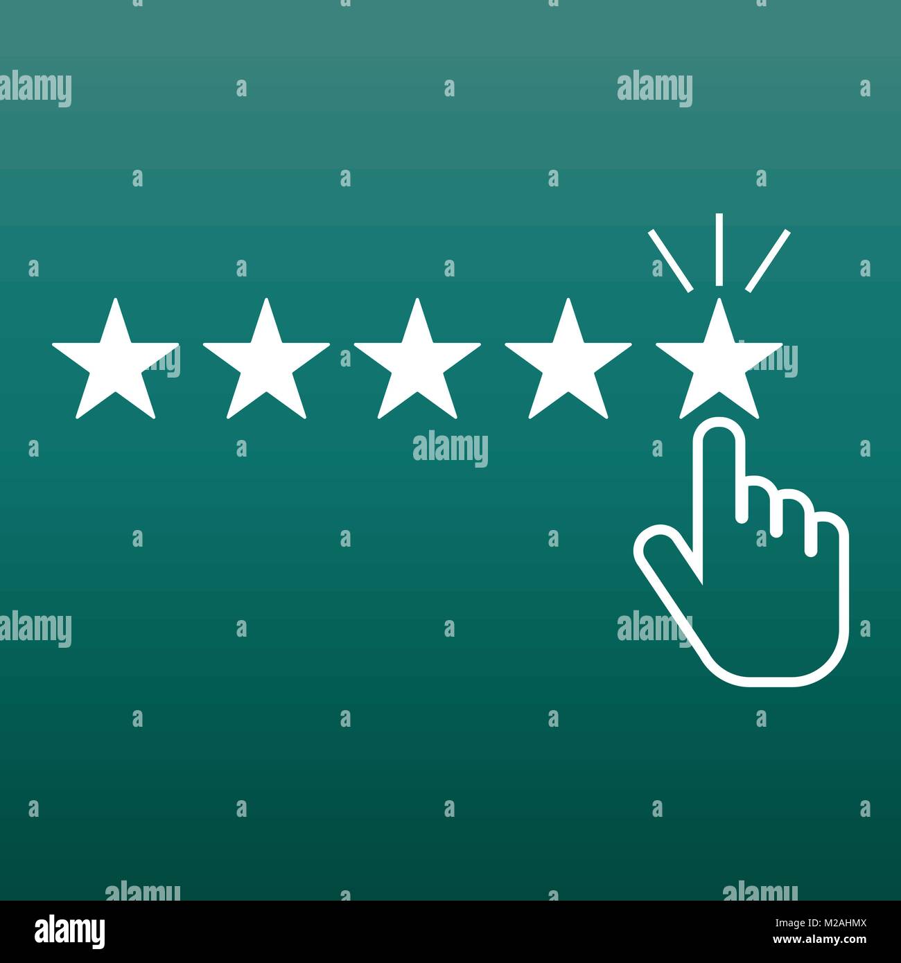 Customer reviews, rating, user feedback concept vector icon. Flat ...