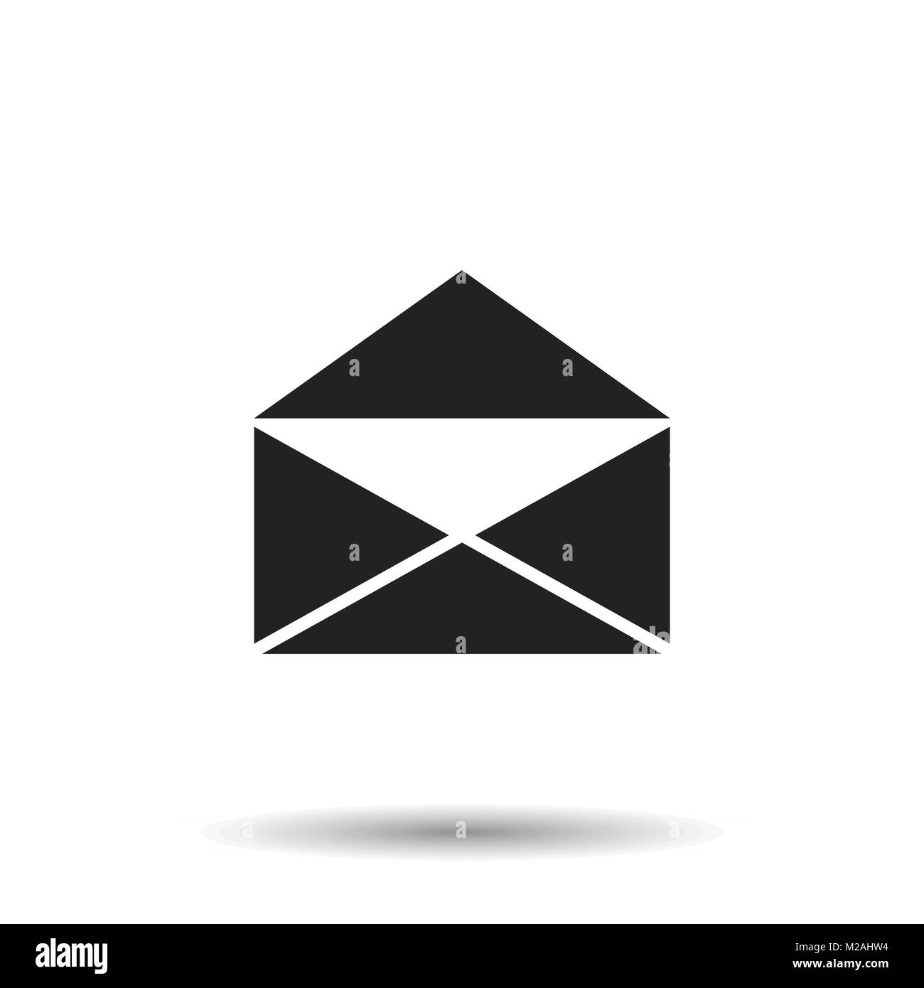 Mail envelope icon vector isolated on white background. Symbols of ...