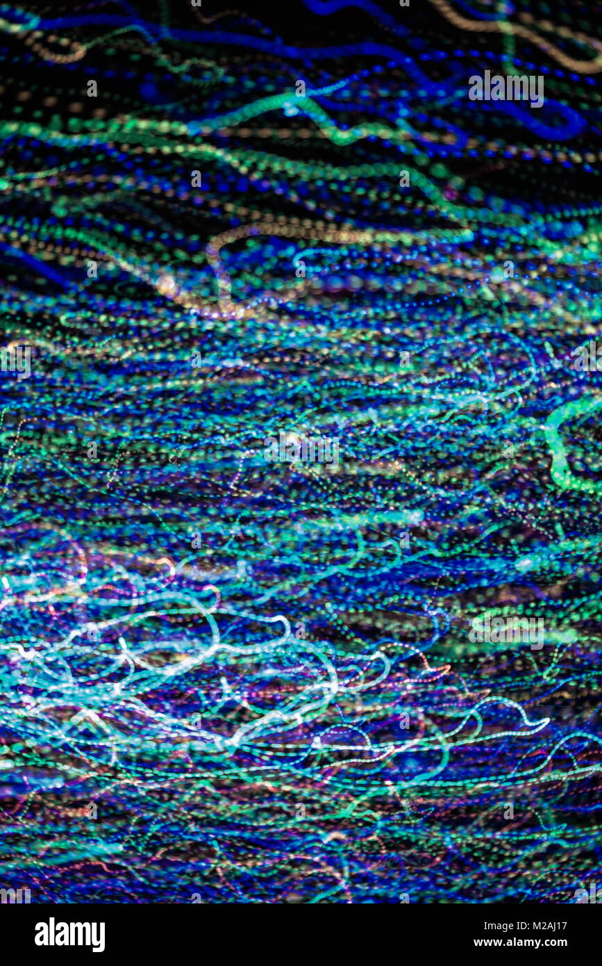 multicolored motion blurred lights in dark pattern Stock Photo - Alamy