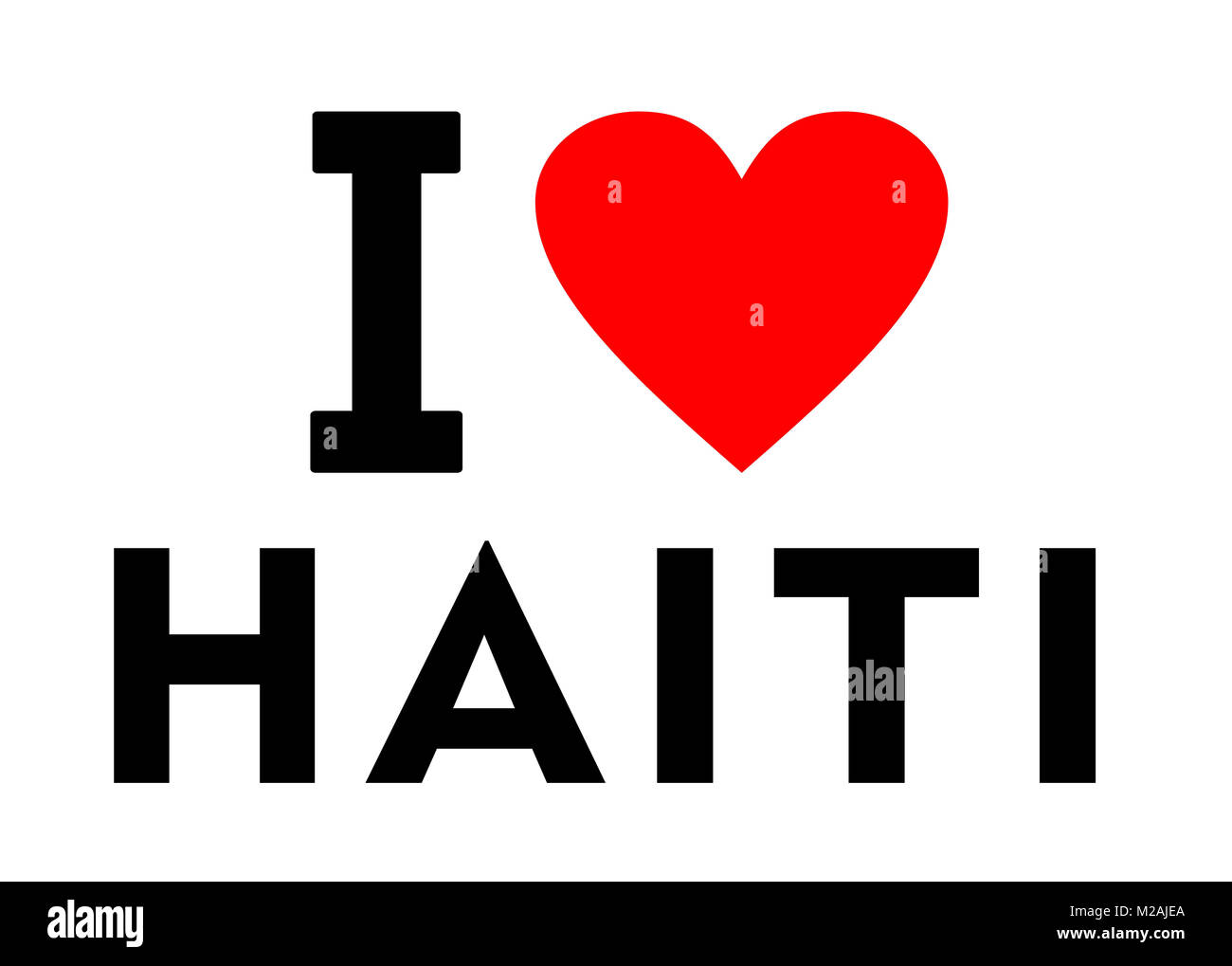 I love haiti hi-res stock photography and images - Alamy