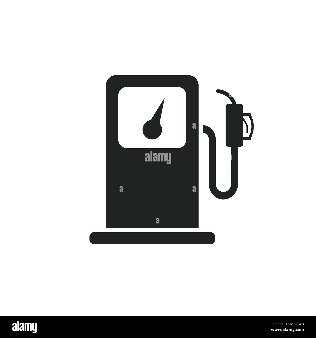 Fuel gas station icon. Car petrol pump flat illustration Stock Vector ...