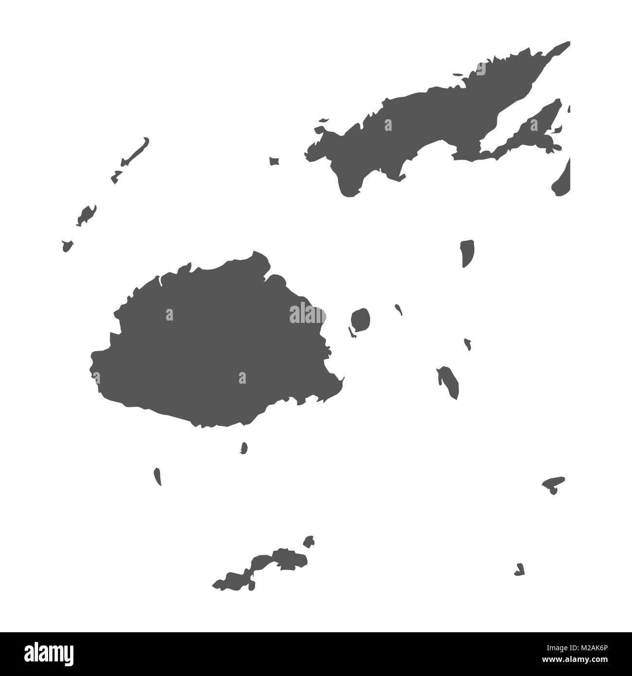 Fiji map outline vector vectors hi-res stock photography and images - Alamy