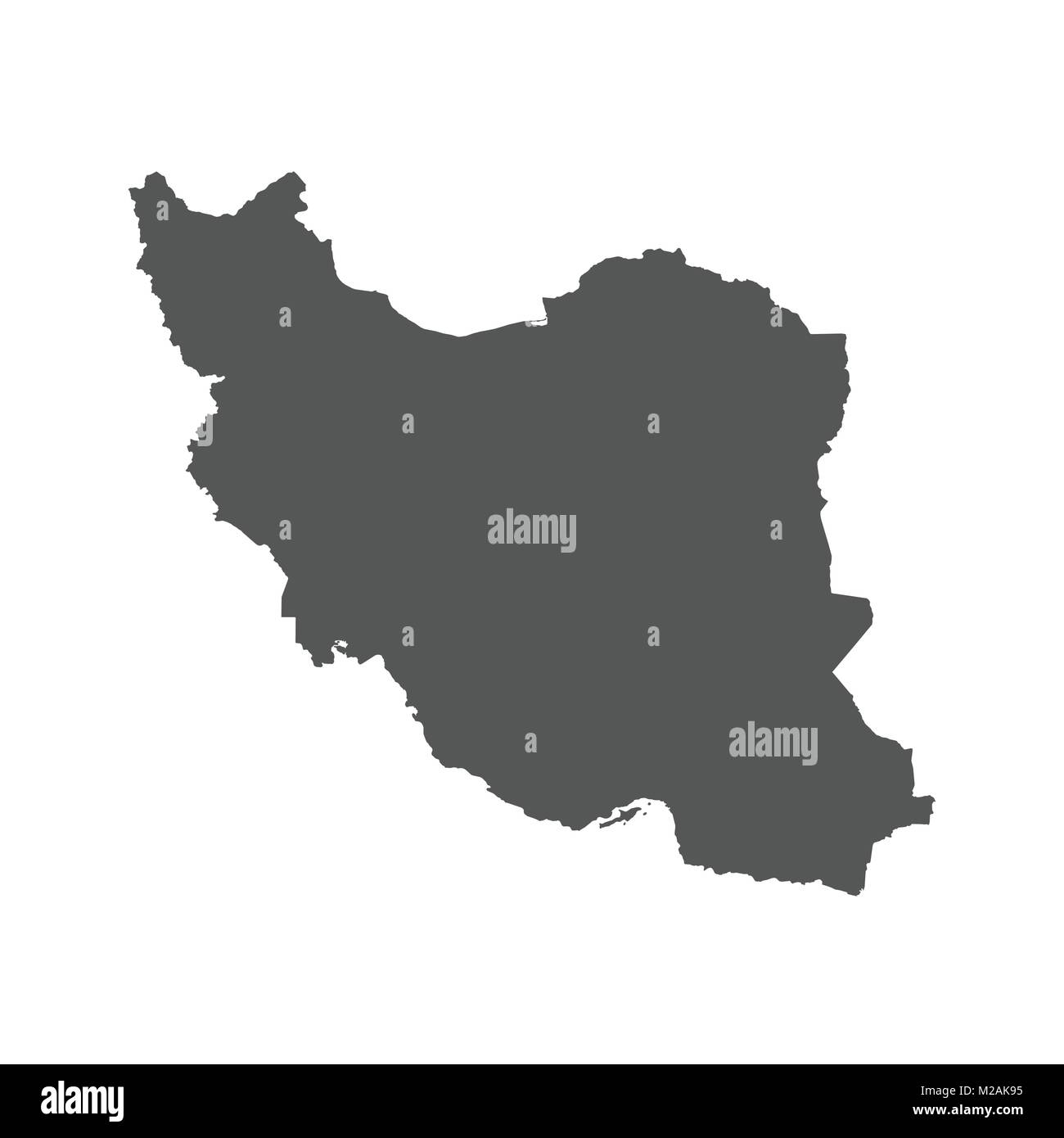Black iran map Stock Vector Images - Alamy