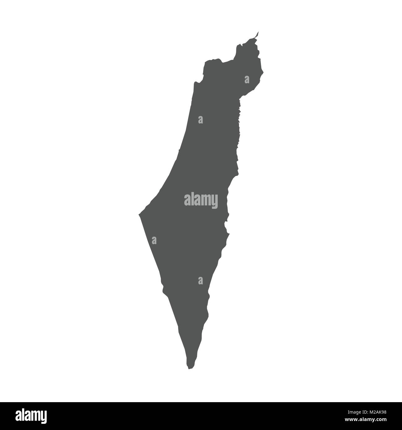 Israel map outline Stock Vector Images - Alamy