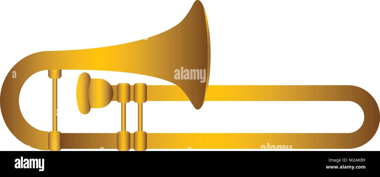 Isolated trombone. Musical instrument Stock Vector Image & Art - Alamy