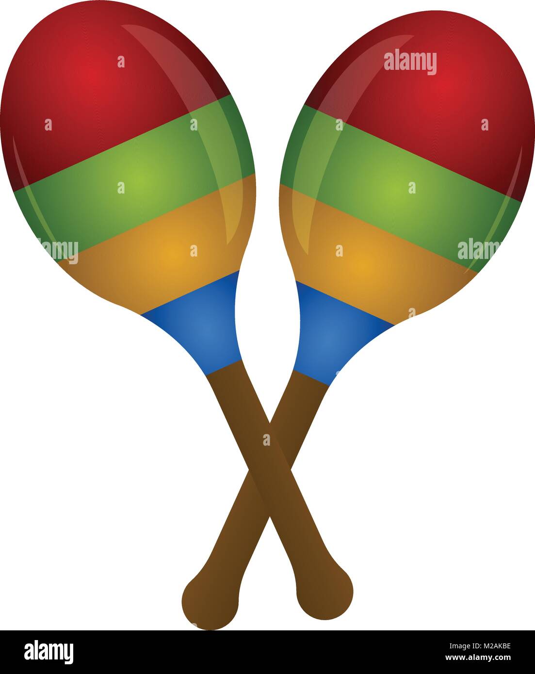 Pair of maracas. Musical instrument Stock Vector Image & Art - Alamy