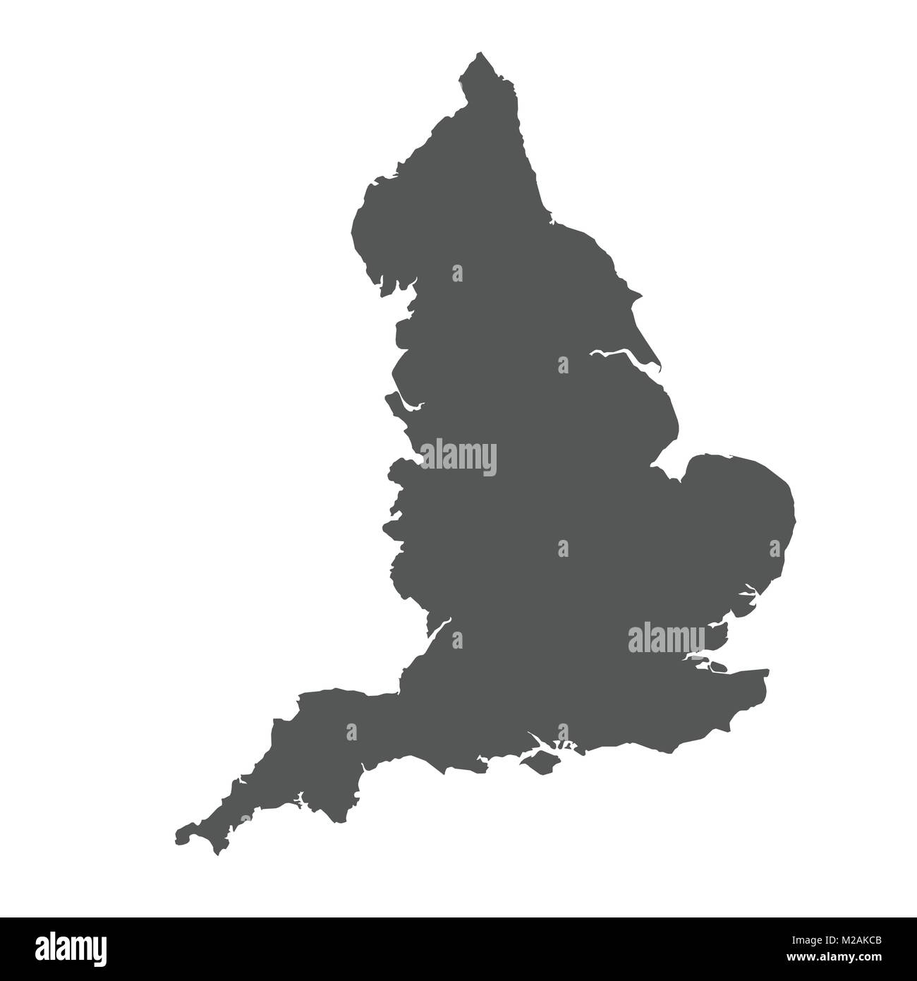 England vector map hi-res stock photography and images - Alamy