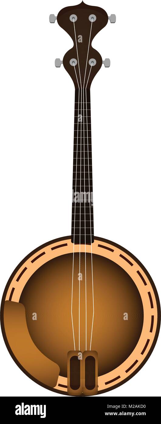 Isolated banjo. Musical instrument Stock Vector Image & Art - Alamy