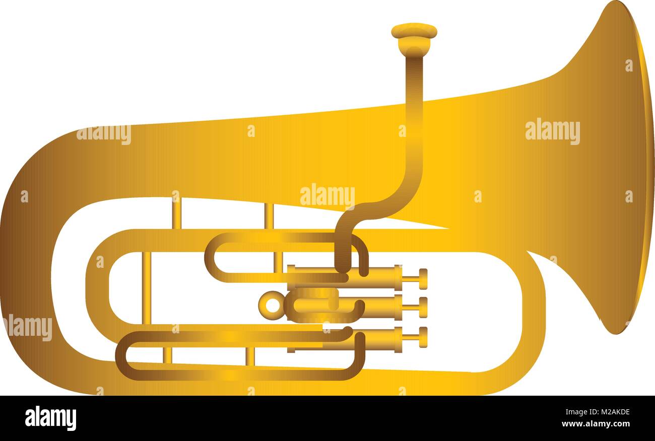 Isolated tuba. Musical instrument Stock Vector Image & Art - Alamy