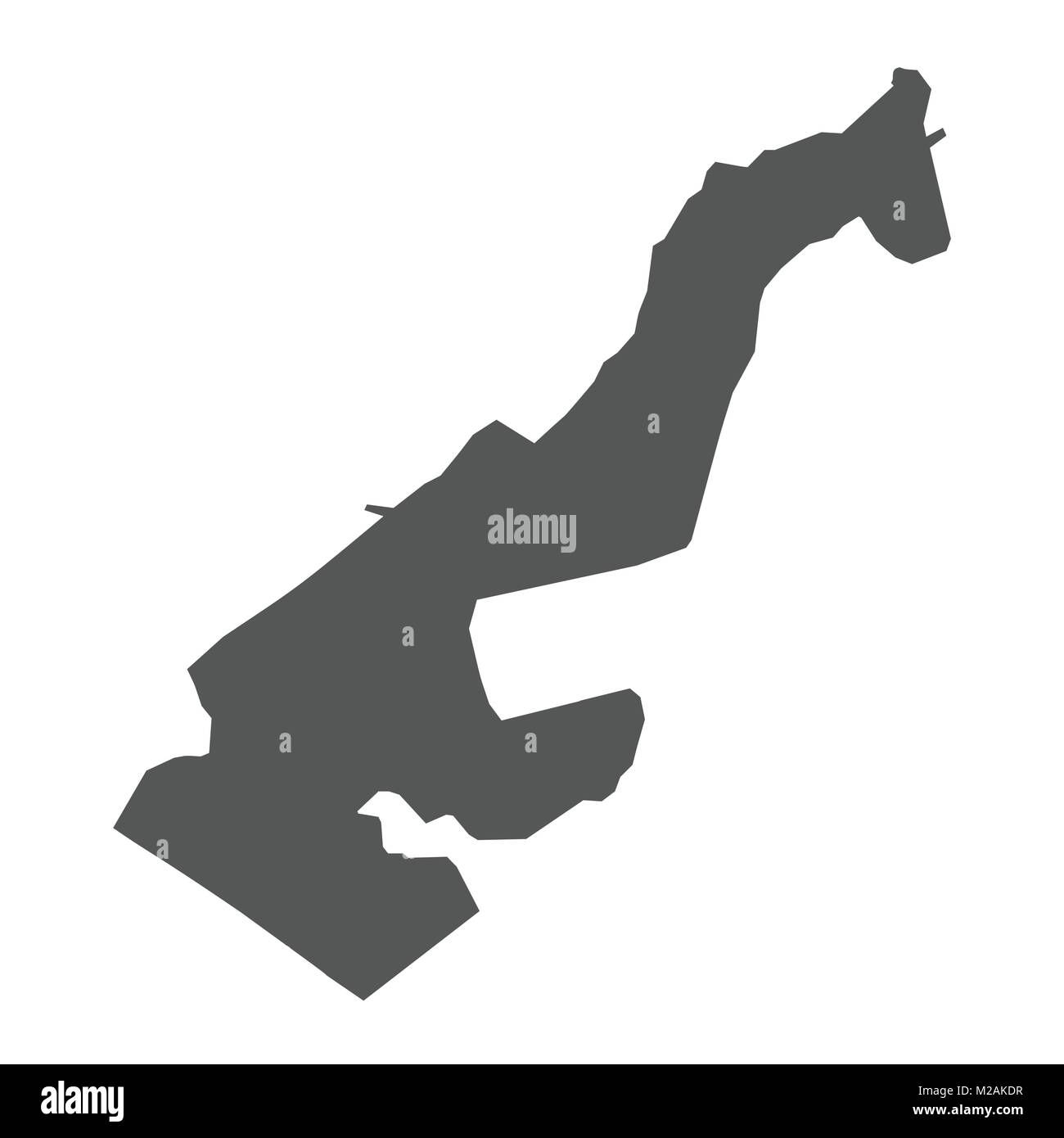 Monaco vector map. Black icon on white background Stock Vector Image ...