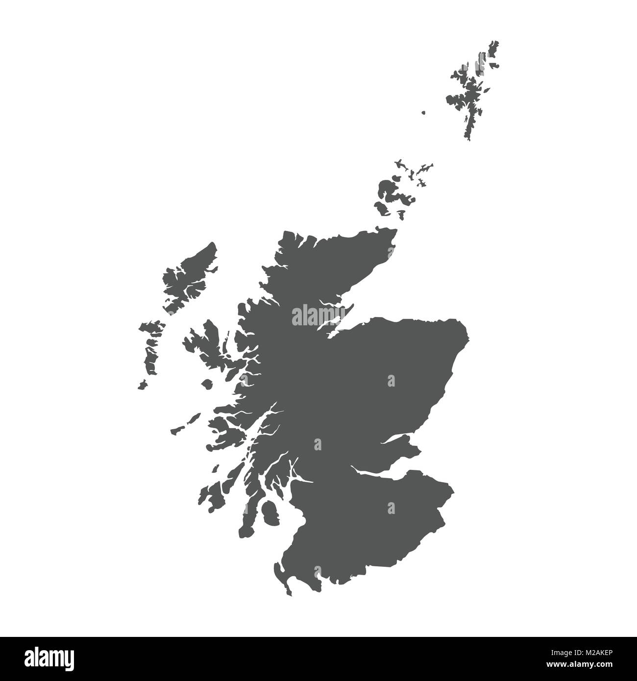 Map of scotland hi-res stock photography and images - Alamy