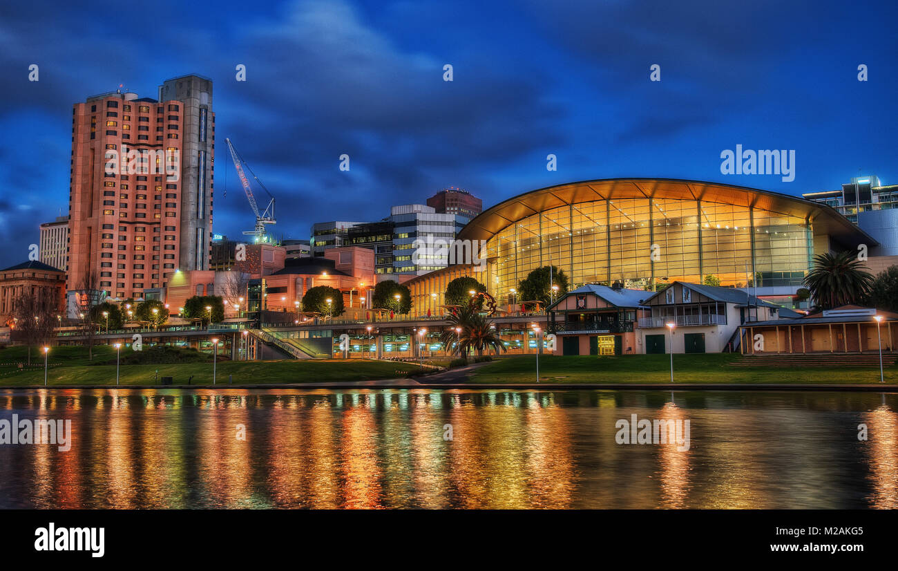 Bridge river torrens adelaide oval background hi-res stock photography ...