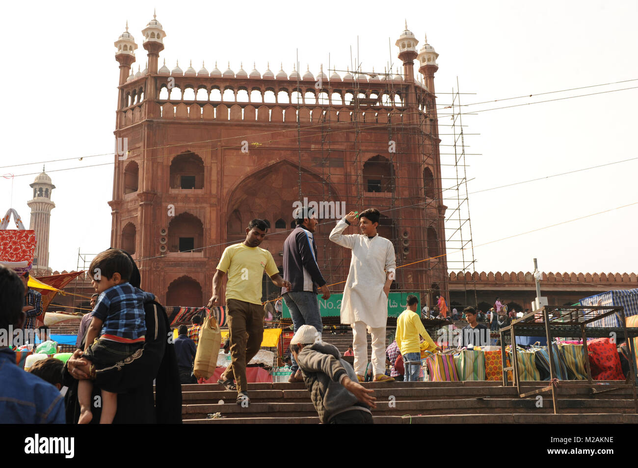 Jama Masjid mosque in Delhi, India Stock Photo - Alamy