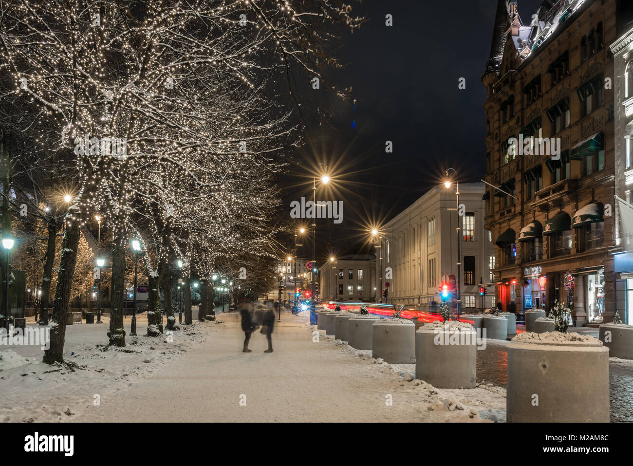 Karl Johans gate, Oslo Stock Photo - Alamy