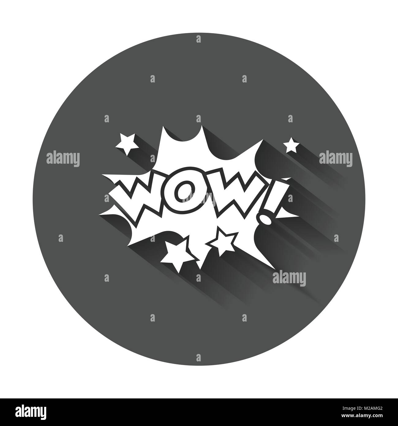 WOW comic sound effects. Sound bubble speech with word and comic ...