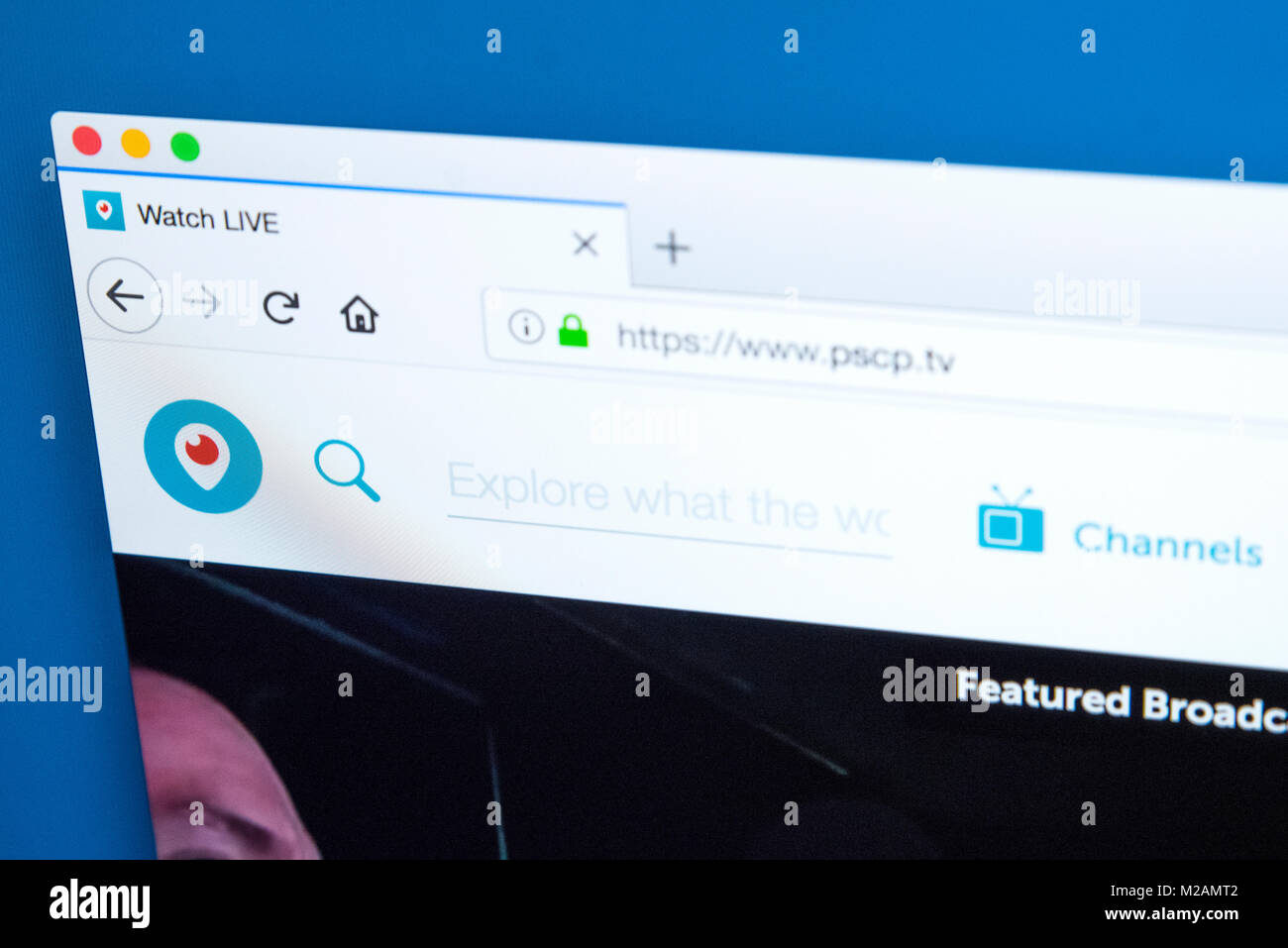 Periscope live video streaming app hi-res stock photography and images ...