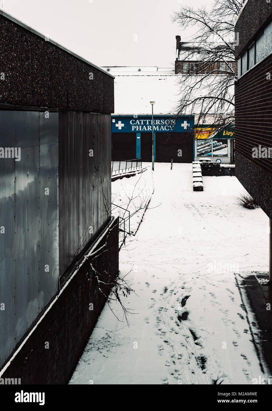 Pollokshaws with Snowfall, Glasgow, Scotland Stock Photo - Alamy