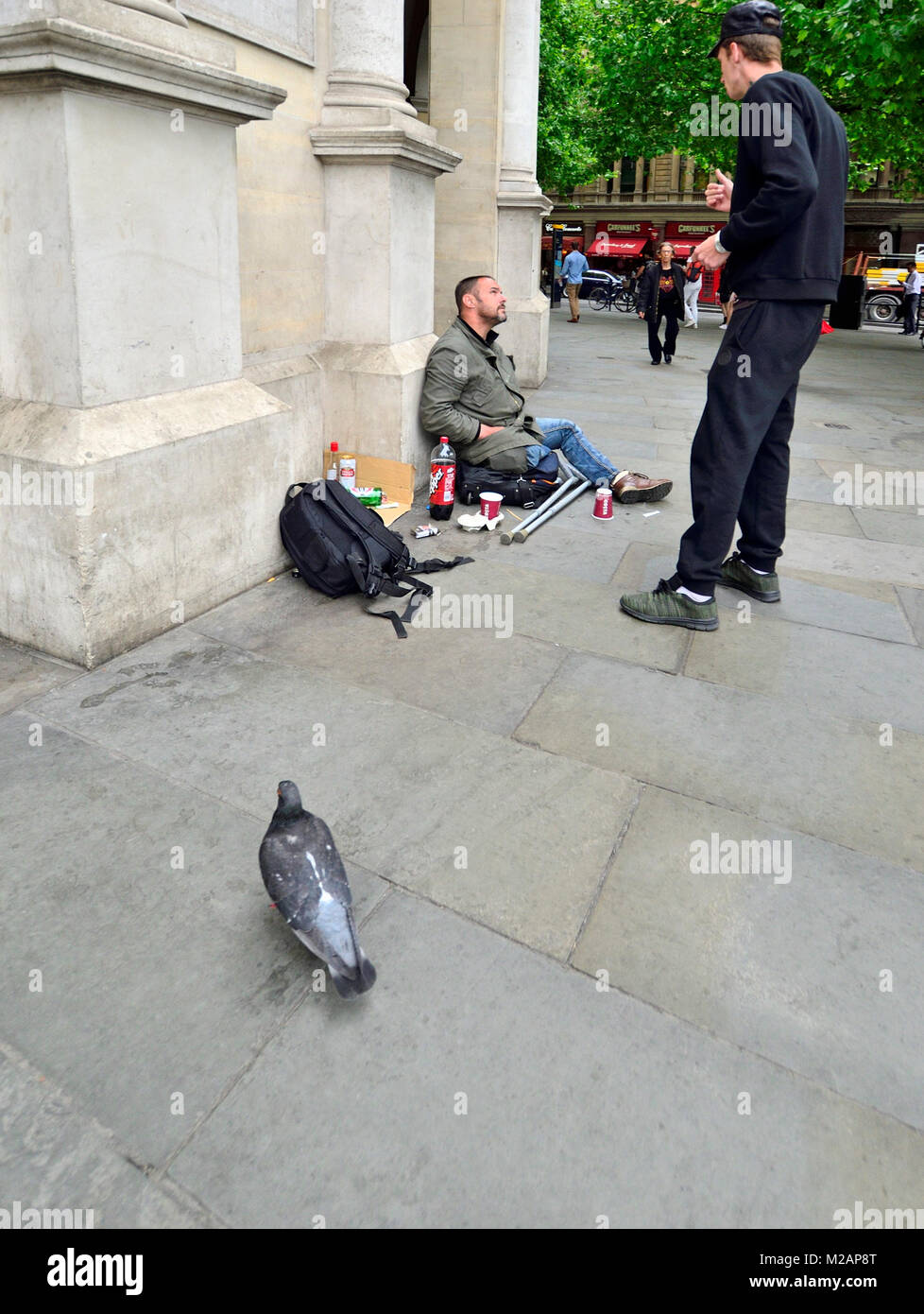 Homeless man uk hi-res stock photography and images - Alamy